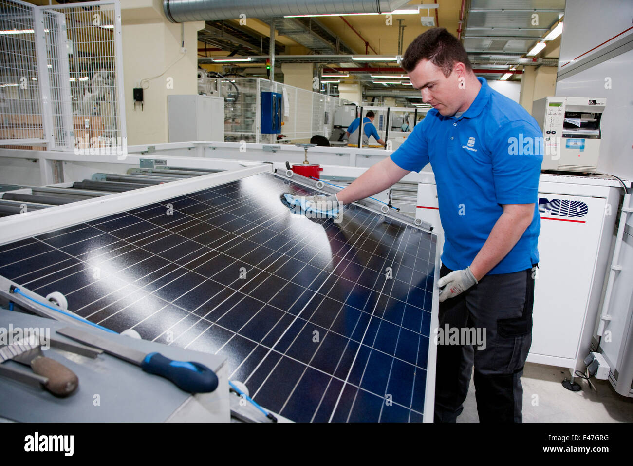 Conergy solar modules Stock Photo - Alamy