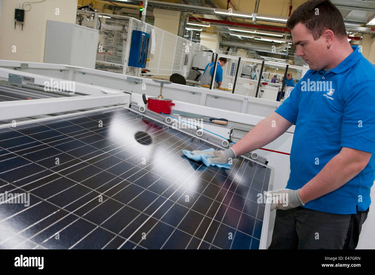 Conergy solar modules Stock Photo - Alamy
