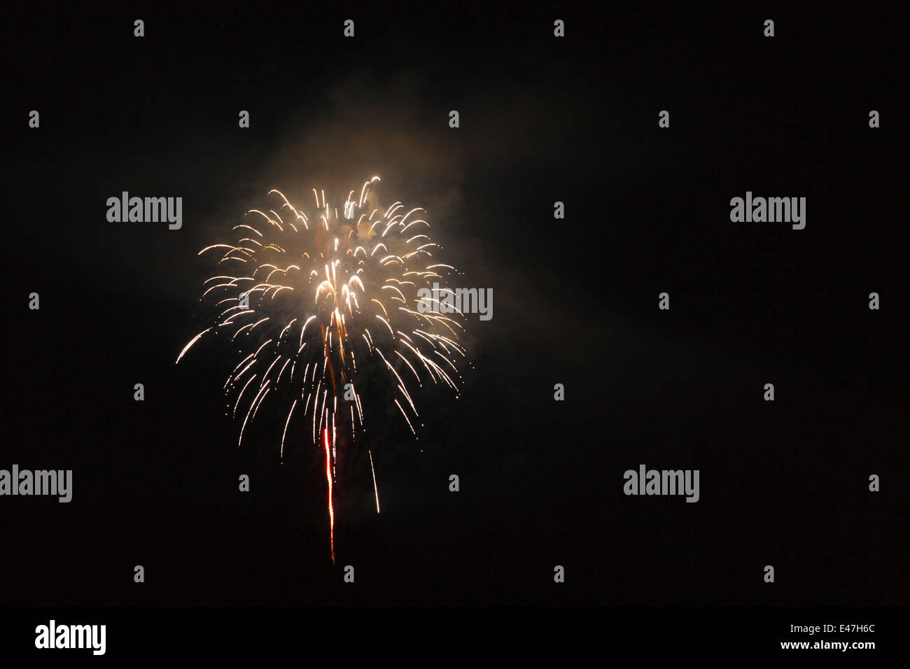 Fireworks over Lincoln, New Hampshire USA Stock Photo - Alamy