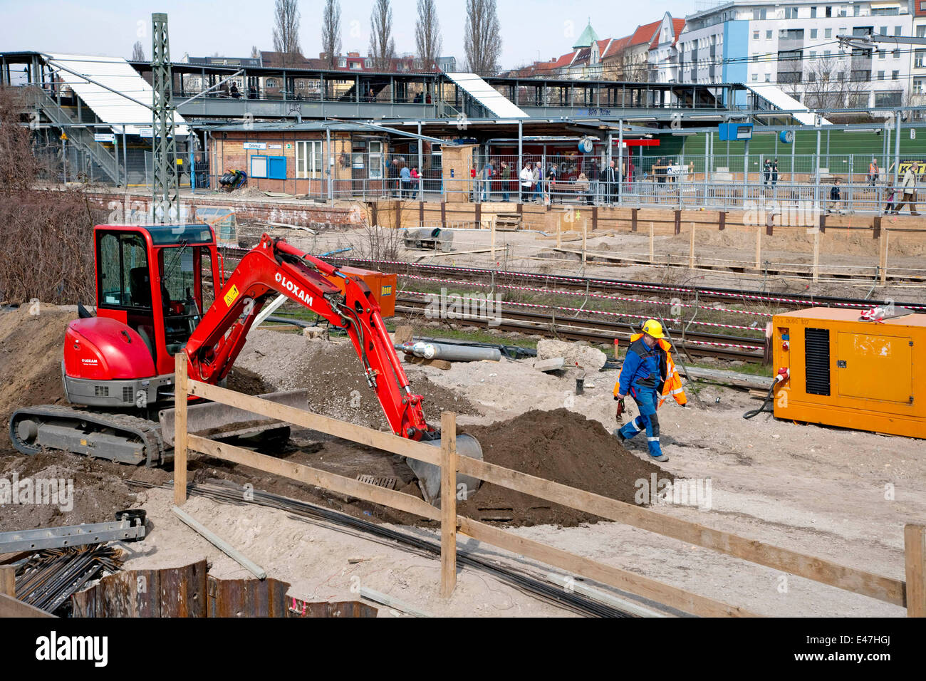 Construction site east cross Stock Photo - Alamy