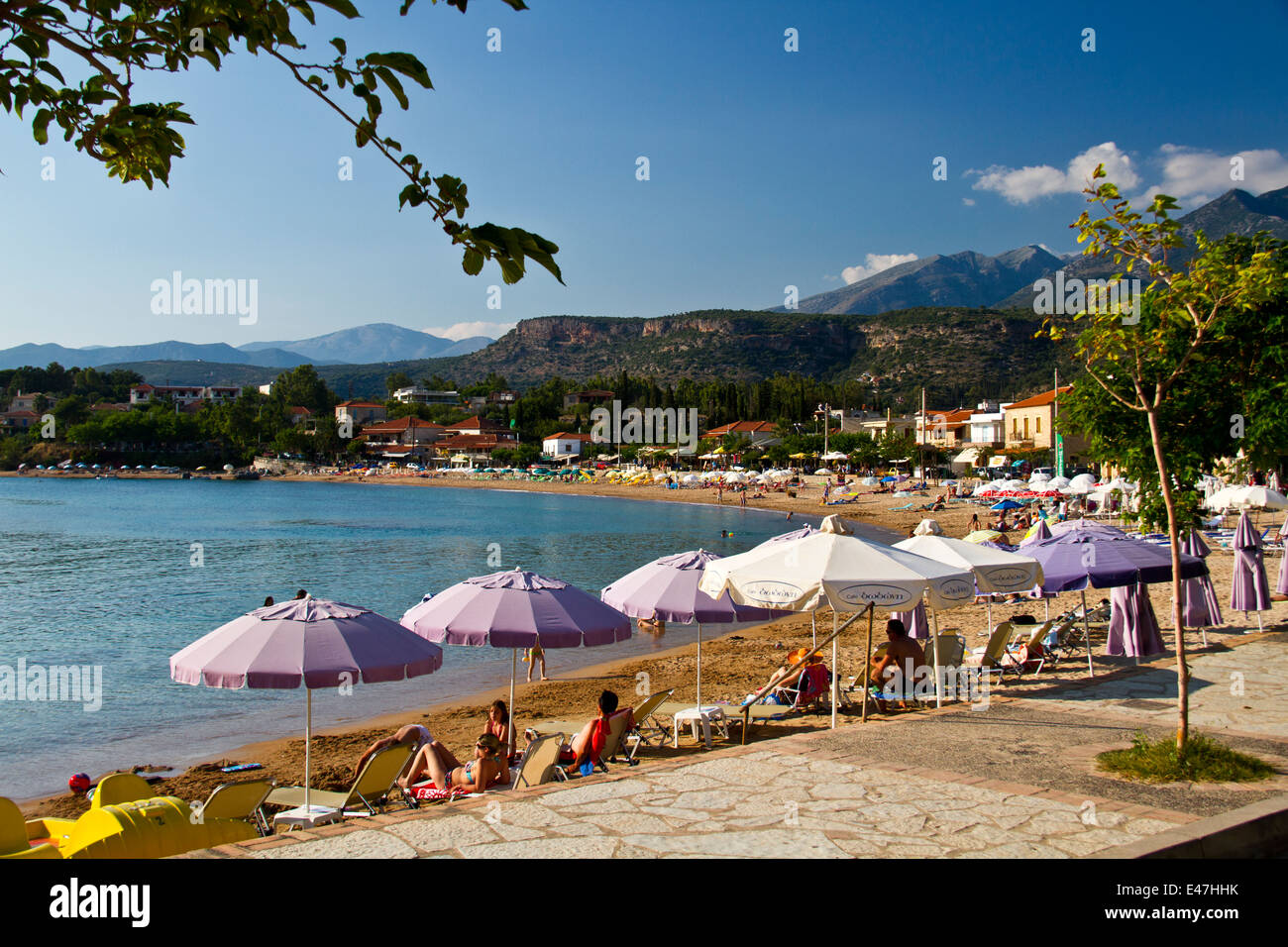 Stoupa beach hi-res stock photography and images - Alamy