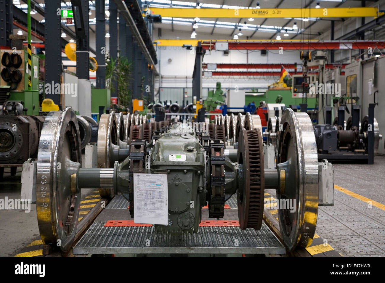 BVG main workshop subway Stock Photo - Alamy