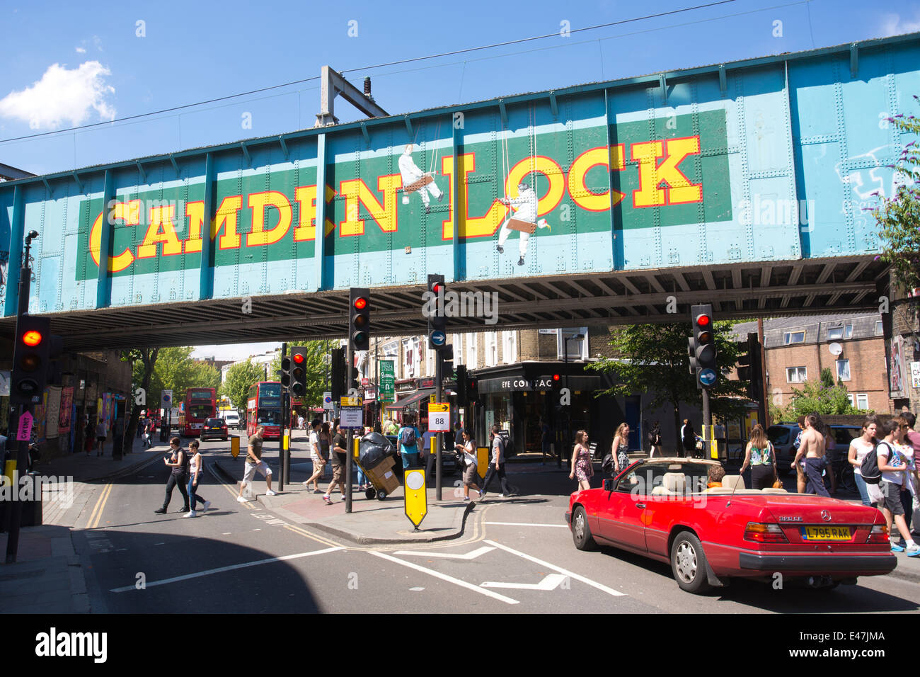 Camden Lock, Camden Town, London Borough of Camden, London, England, UK ...