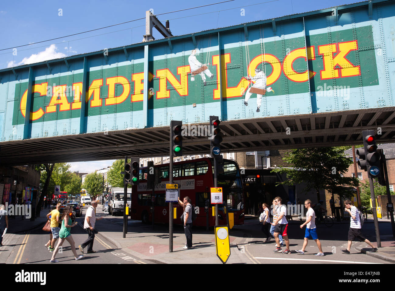 Camden Lock, Camden Town, London Borough of Camden, London, England, UK ...