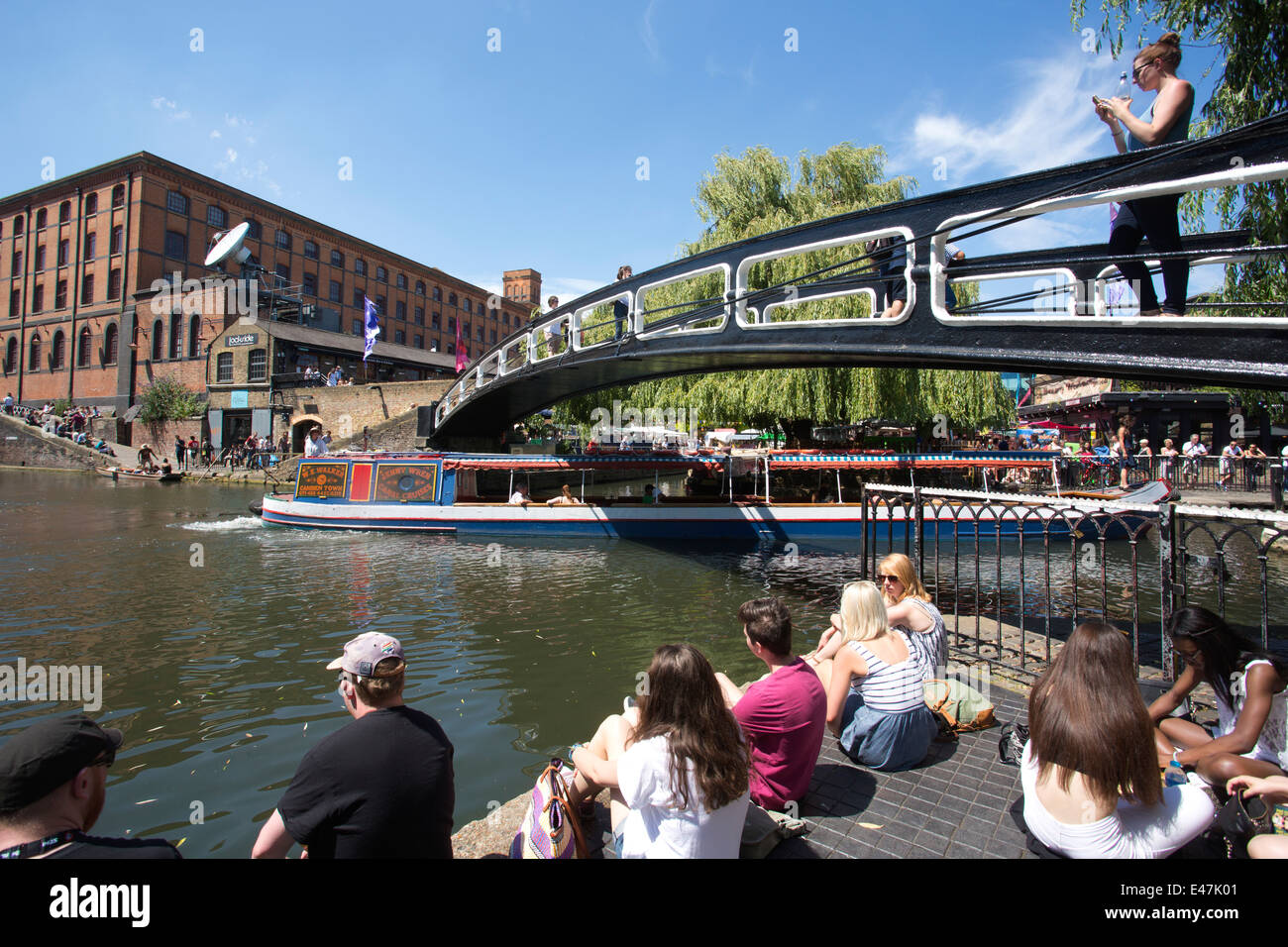 Camden Lock, Camden Town, London Borough of Camden, London, England, UK ...