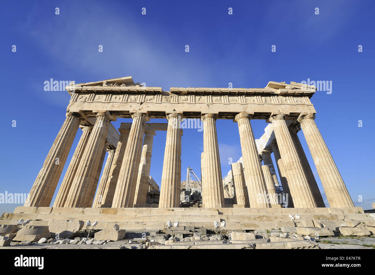 Temple of Parthenon in Acropolis of Athens, Greece Stock Photo - Alamy