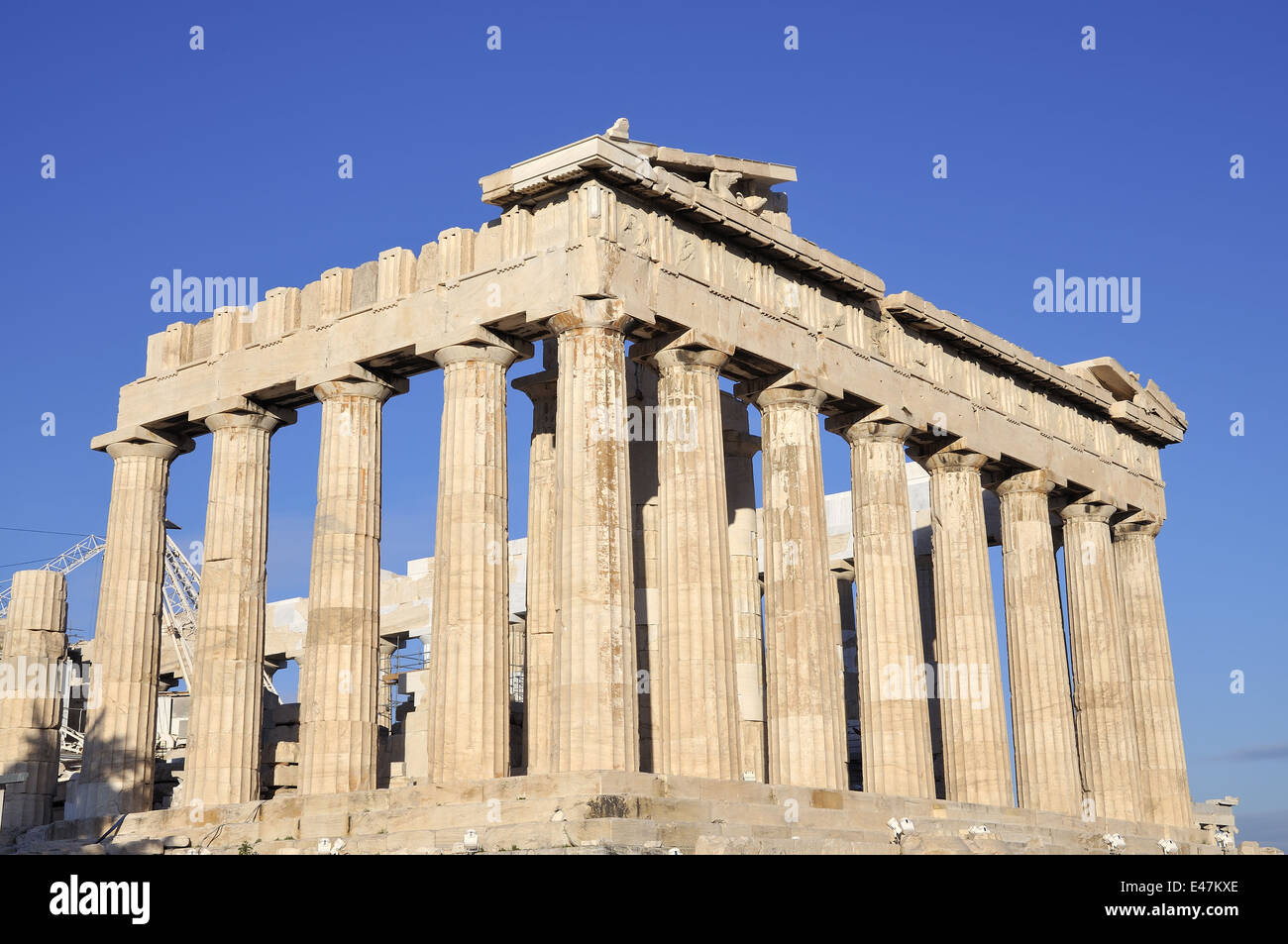 Temple of Parthenon in Acropolis of Athens, Greece Stock Photo - Alamy