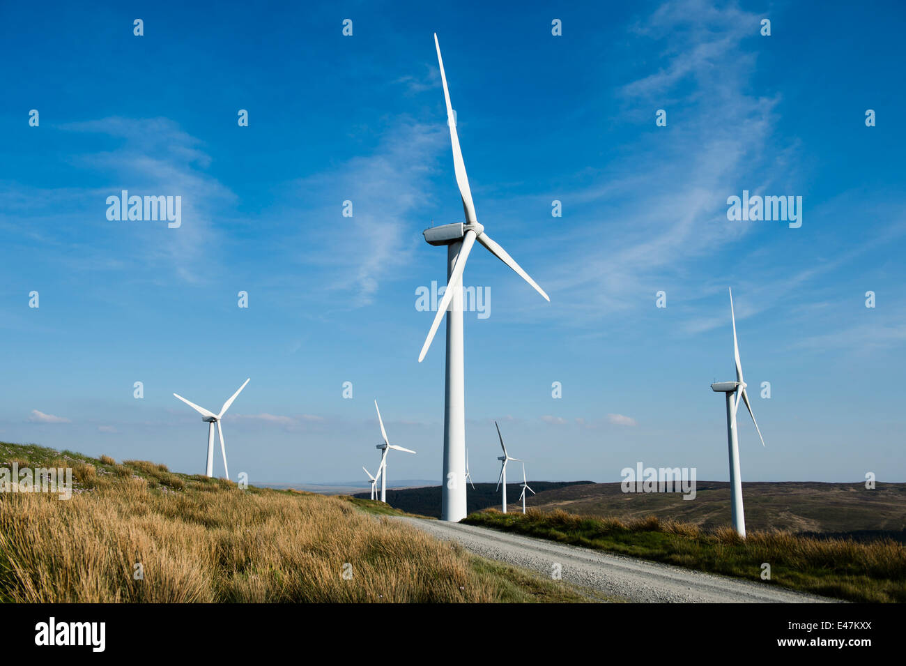 Upland windfarm hi-res stock photography and images - Alamy