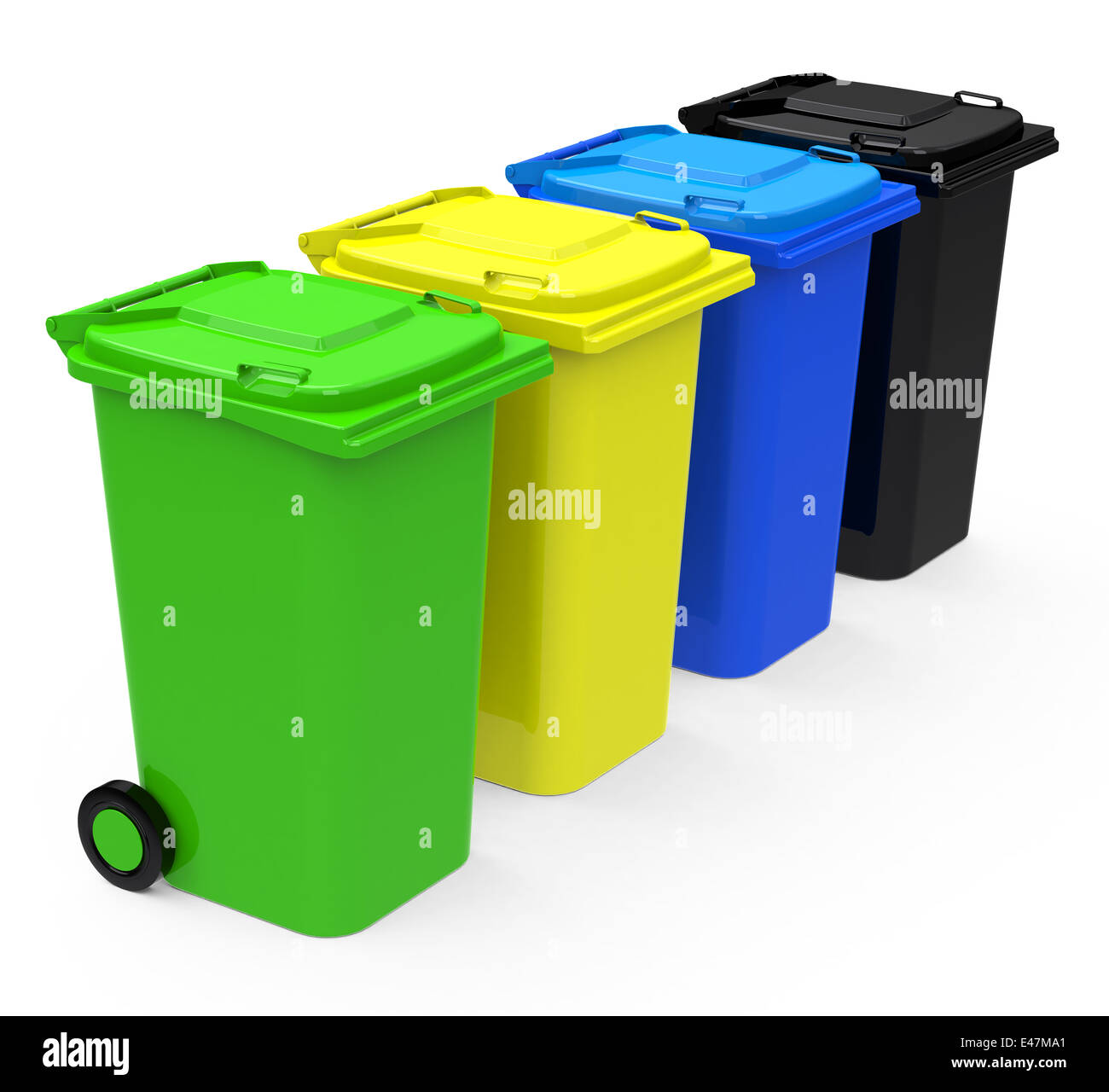 the garbage cans Stock Photo - Alamy