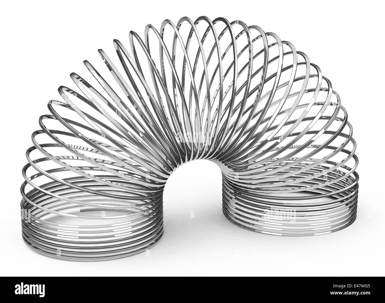 Spiral spring Black and White Stock Photos & Images - Alamy