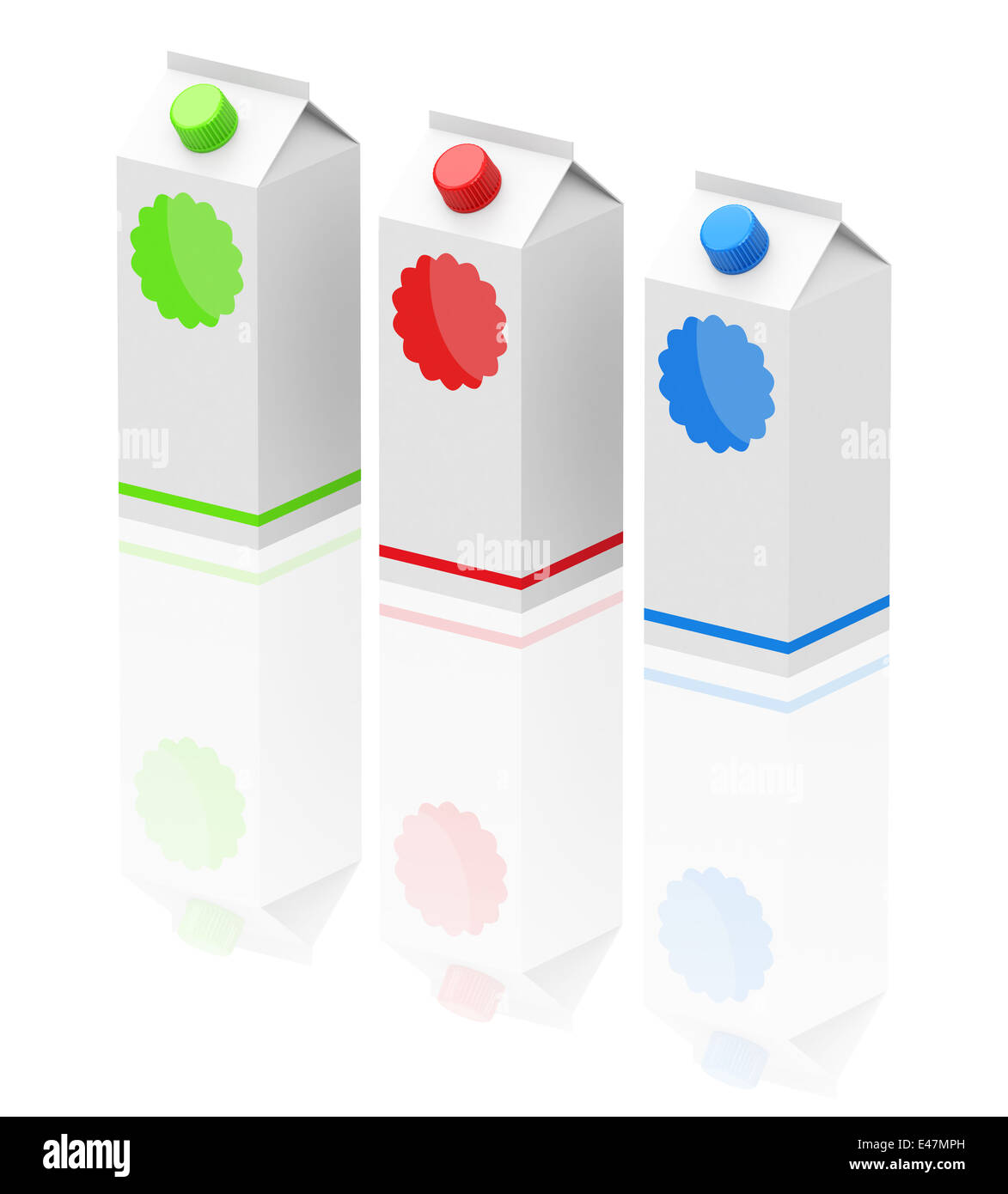 Cartons milk Cut Out Stock Images & Pictures - Alamy