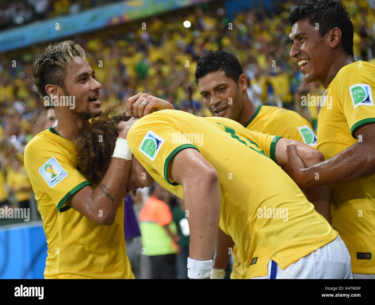 David Luiz And Neymar High Resolution Stock Photography and Images - Alamy
