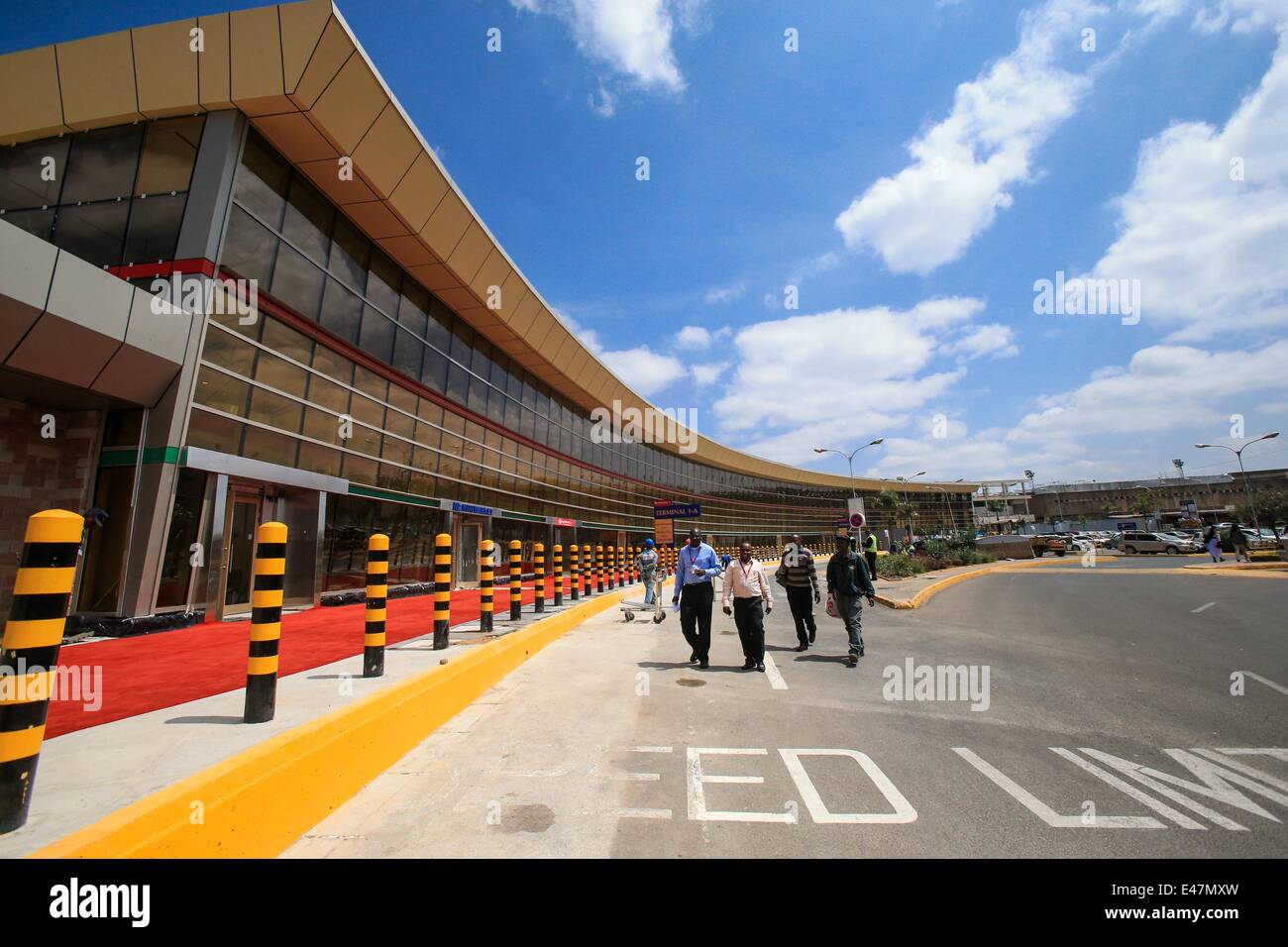Nairobi. 4th July, 2014. Photo taken on July 4, 2014 shows the exterior ...