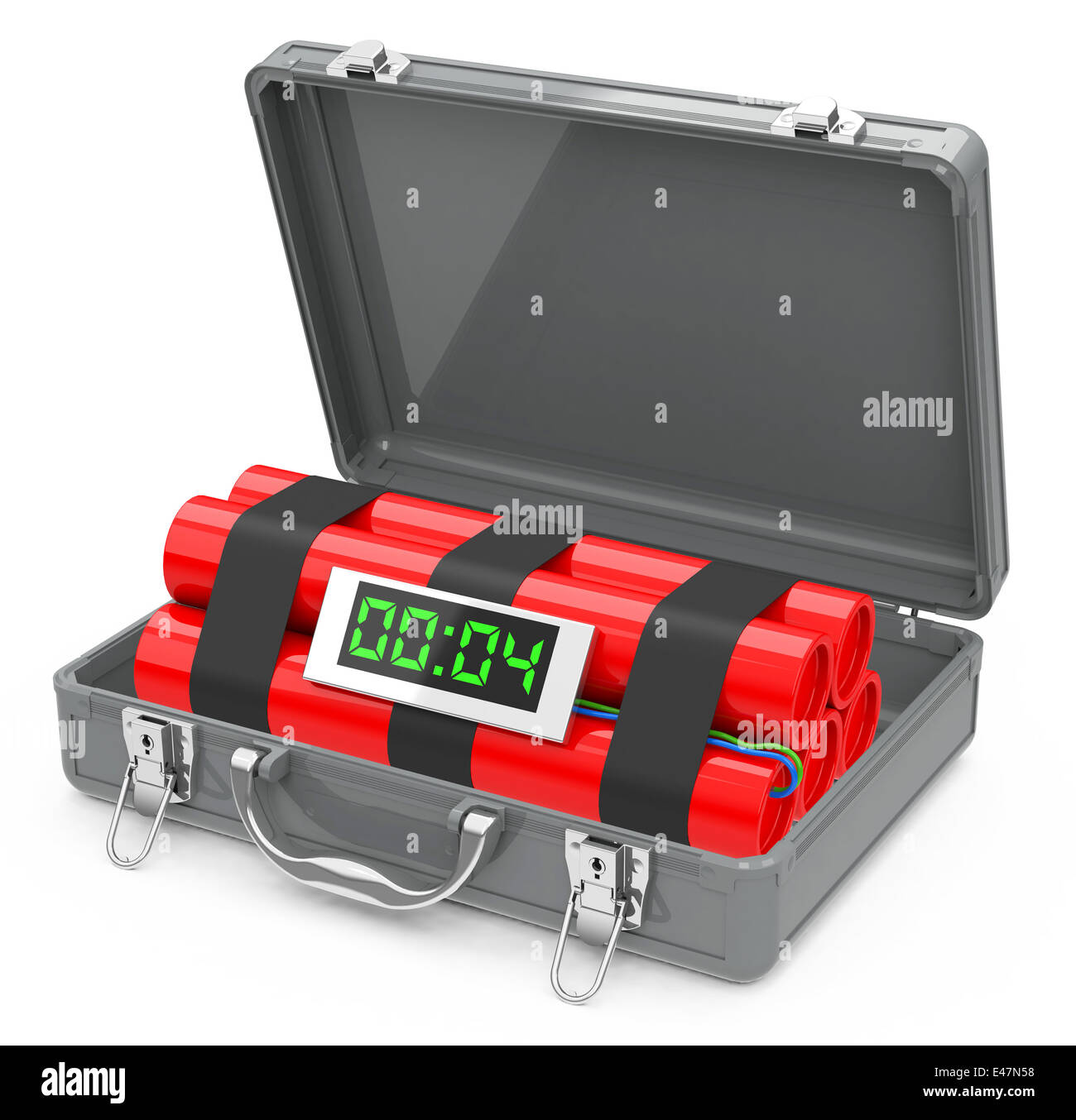 the suitcase bomb Stock Photo - Alamy
