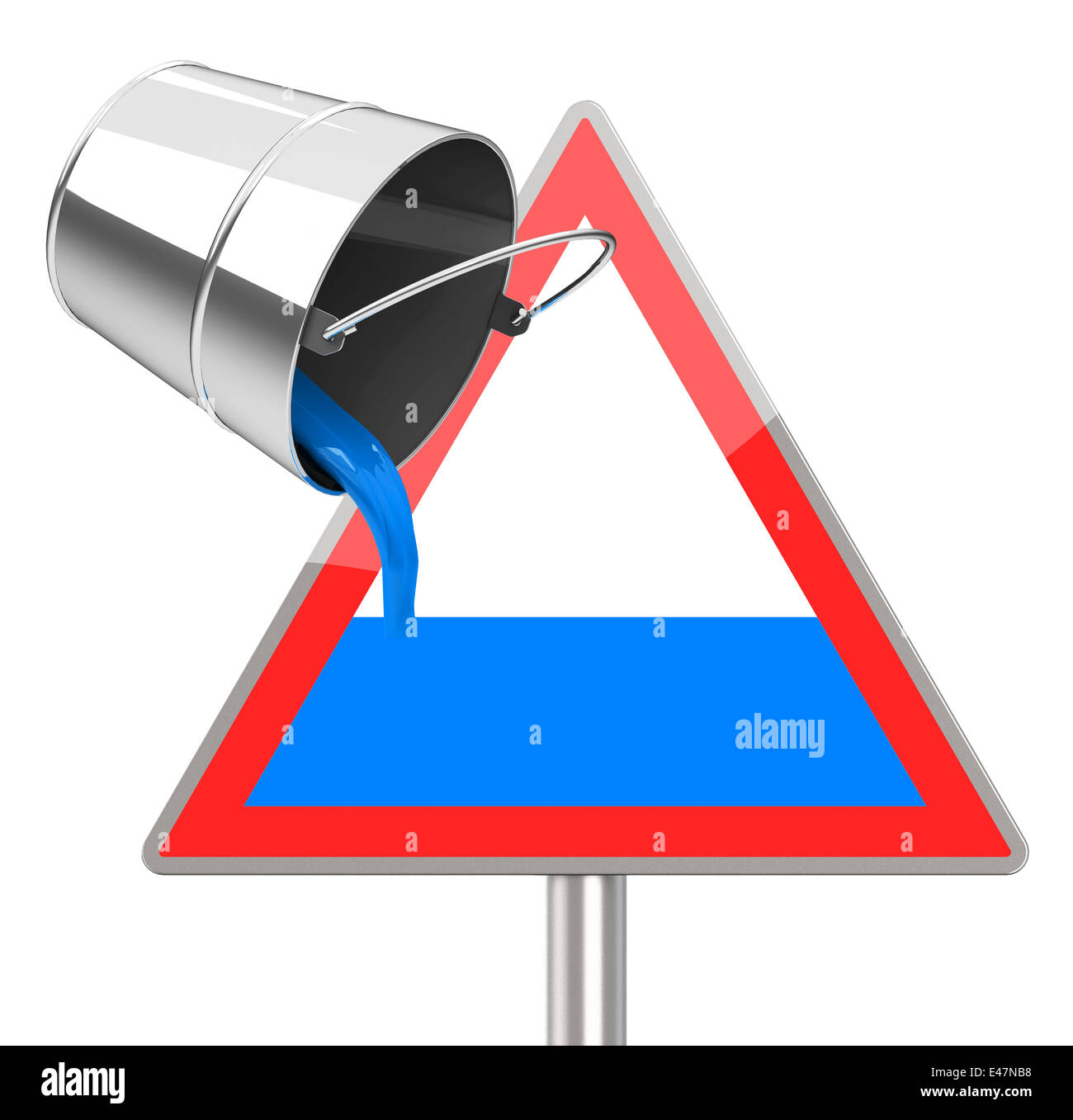 filling a traffic sign Stock Photo - Alamy