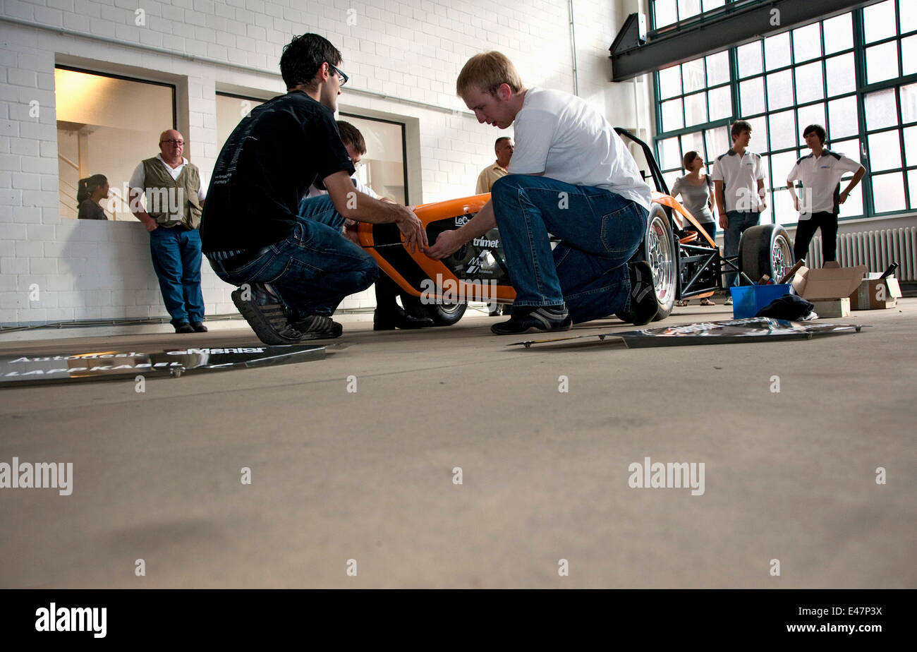 Electric race car zedX Vision Stock Photo - Alamy