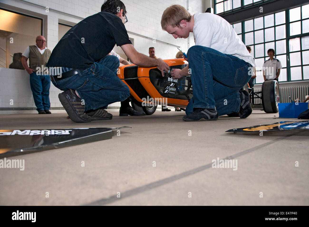 Electric race car zedX Vision Stock Photo - Alamy