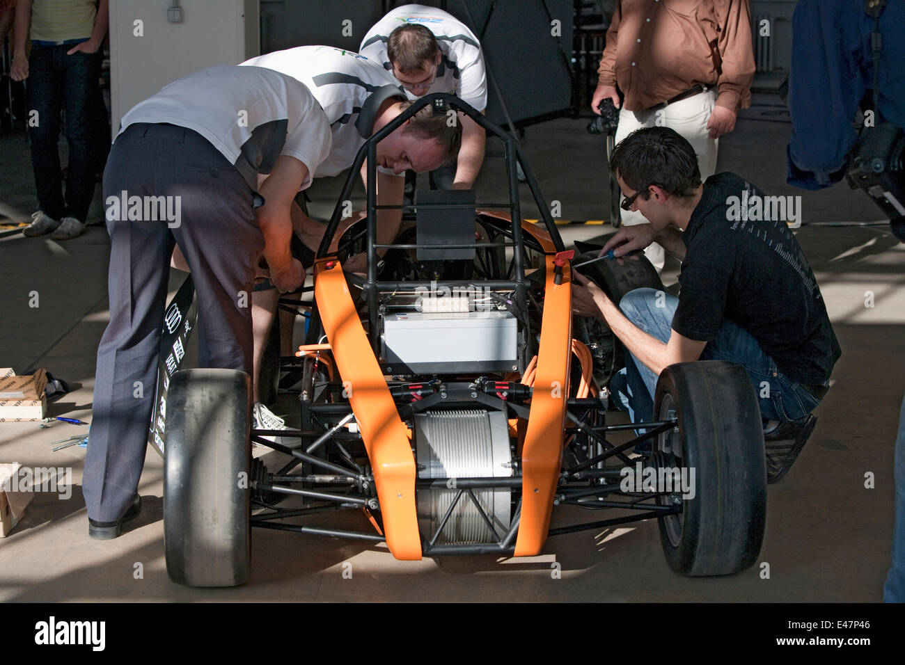 Electric race car zedX Vision Stock Photo - Alamy
