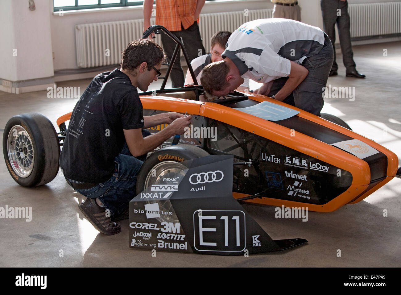 Electric race car zedX Vision Stock Photo - Alamy