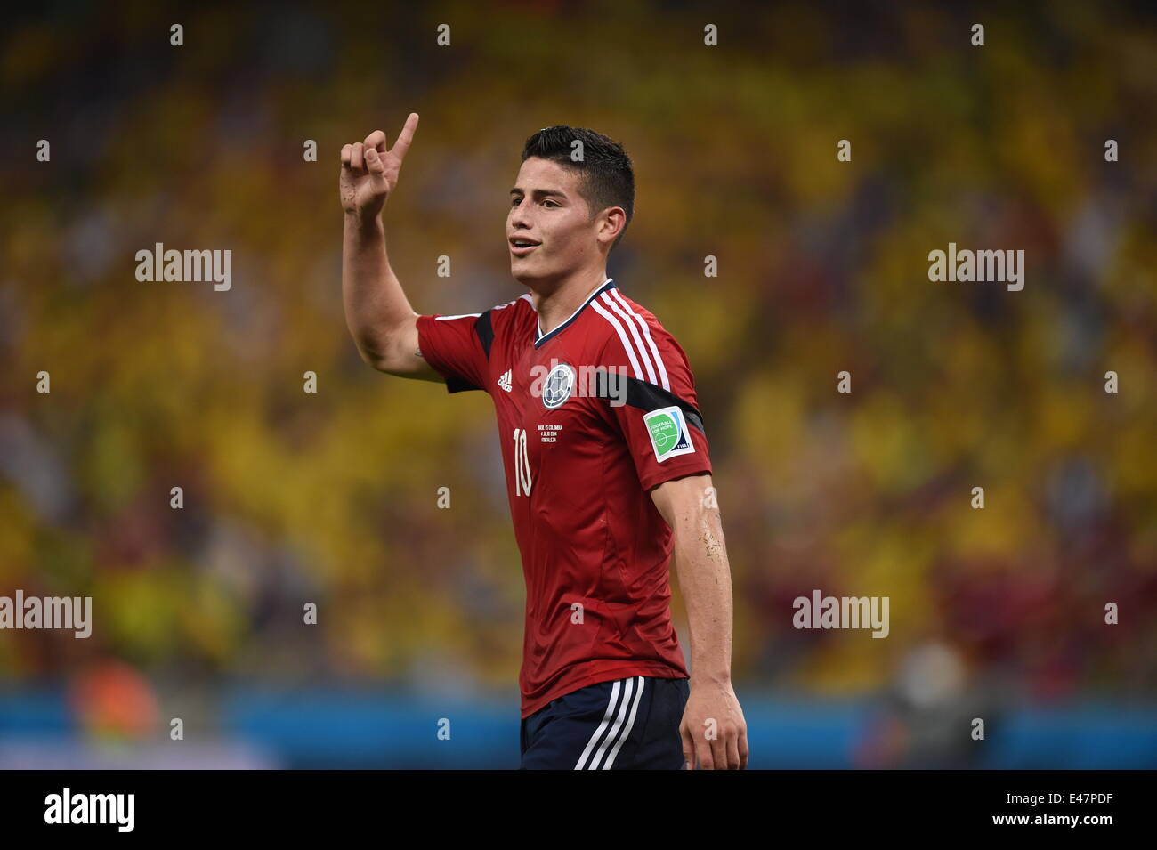 James rodriguez colombia brazil goal hi-res stock photography and ...