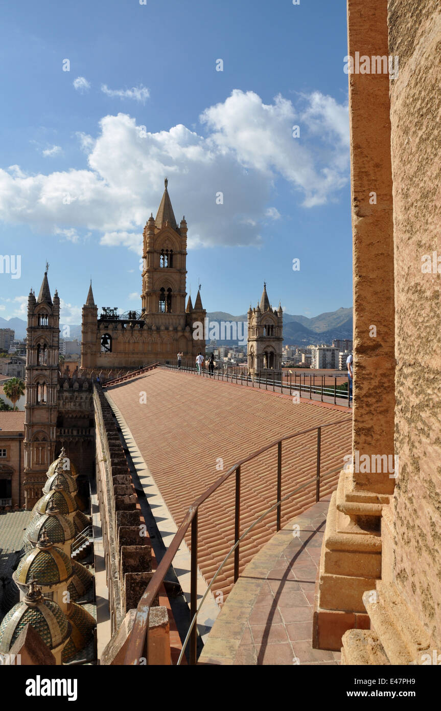 Palermo, Dome roof, sicily, Italy, Europe Stock Photo - Alamy