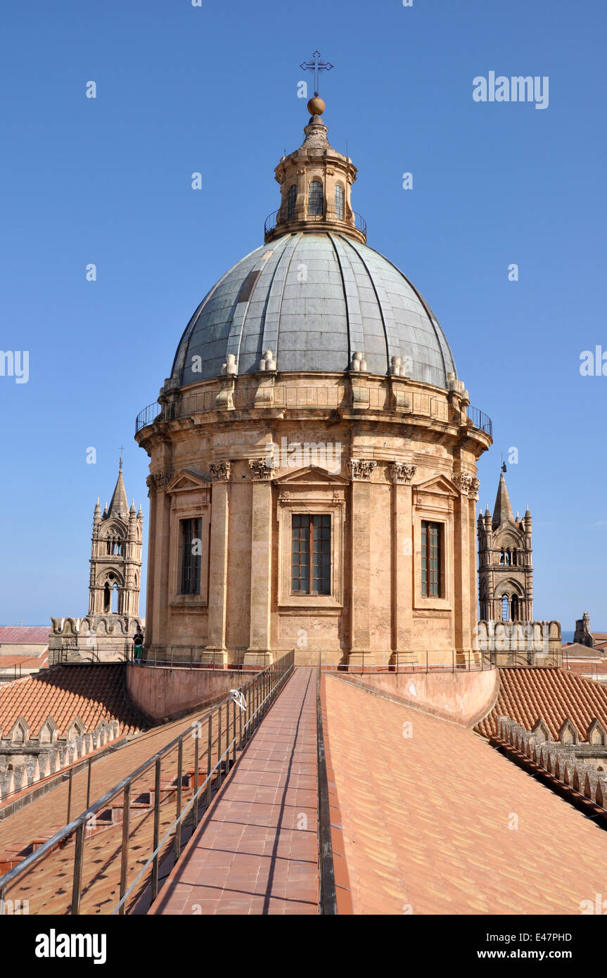 Palermo, Dome roof, sicily, Italy, Europe Stock Photo - Alamy