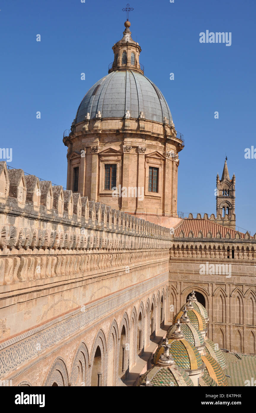 Palermo, Dome roof, sicily, Italy, Europe Stock Photo - Alamy