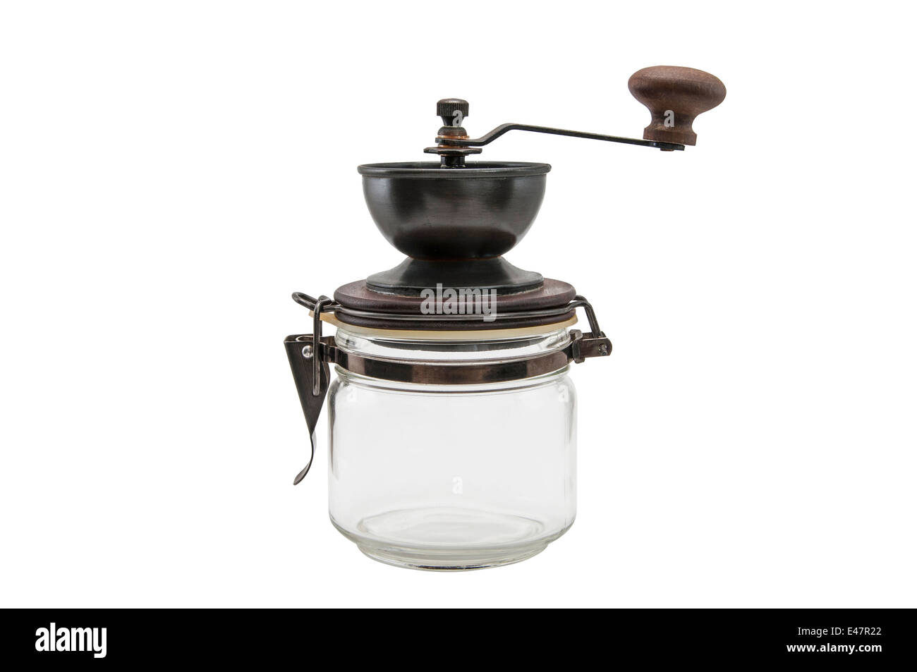 Coffee grinder isolated on white background Stock Photo - Alamy