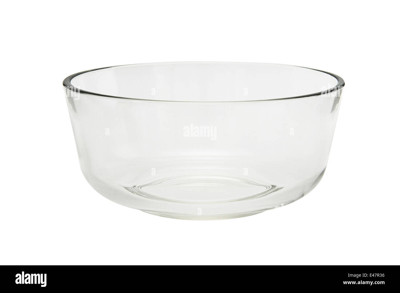 Empty bowl isolated on a white background with clipping path Stock ...