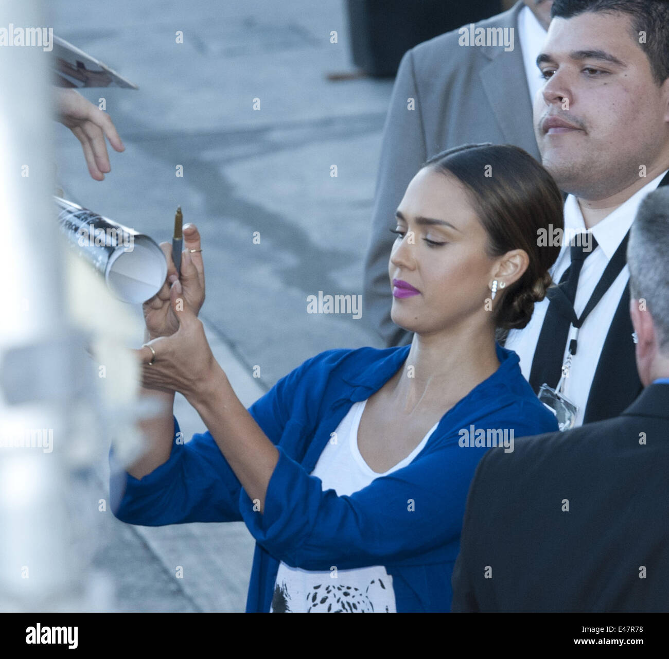 Jessica alba into the blue hi-res stock photography and images - Alamy