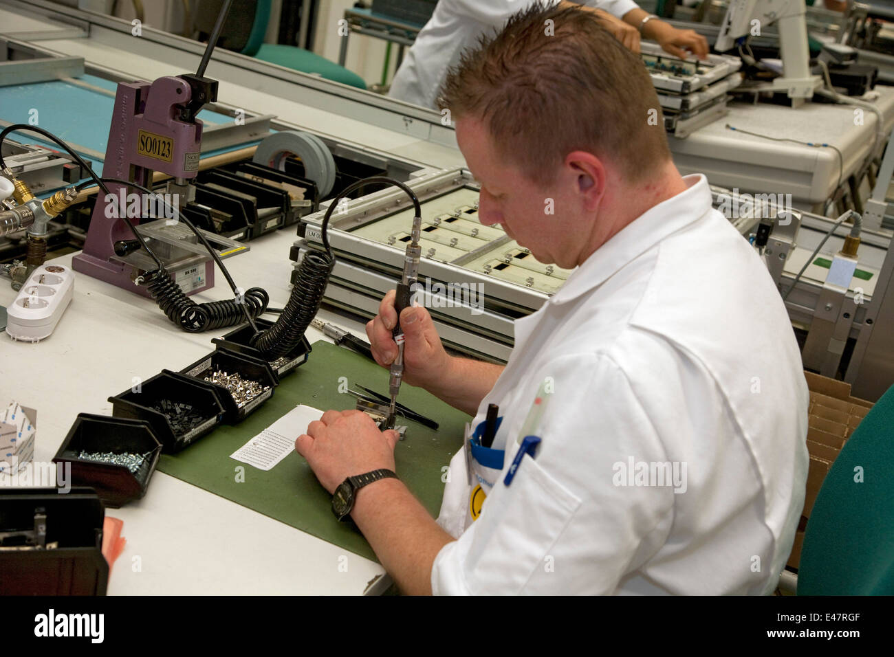 Siemens Instrumentations work Stock Photo - Alamy