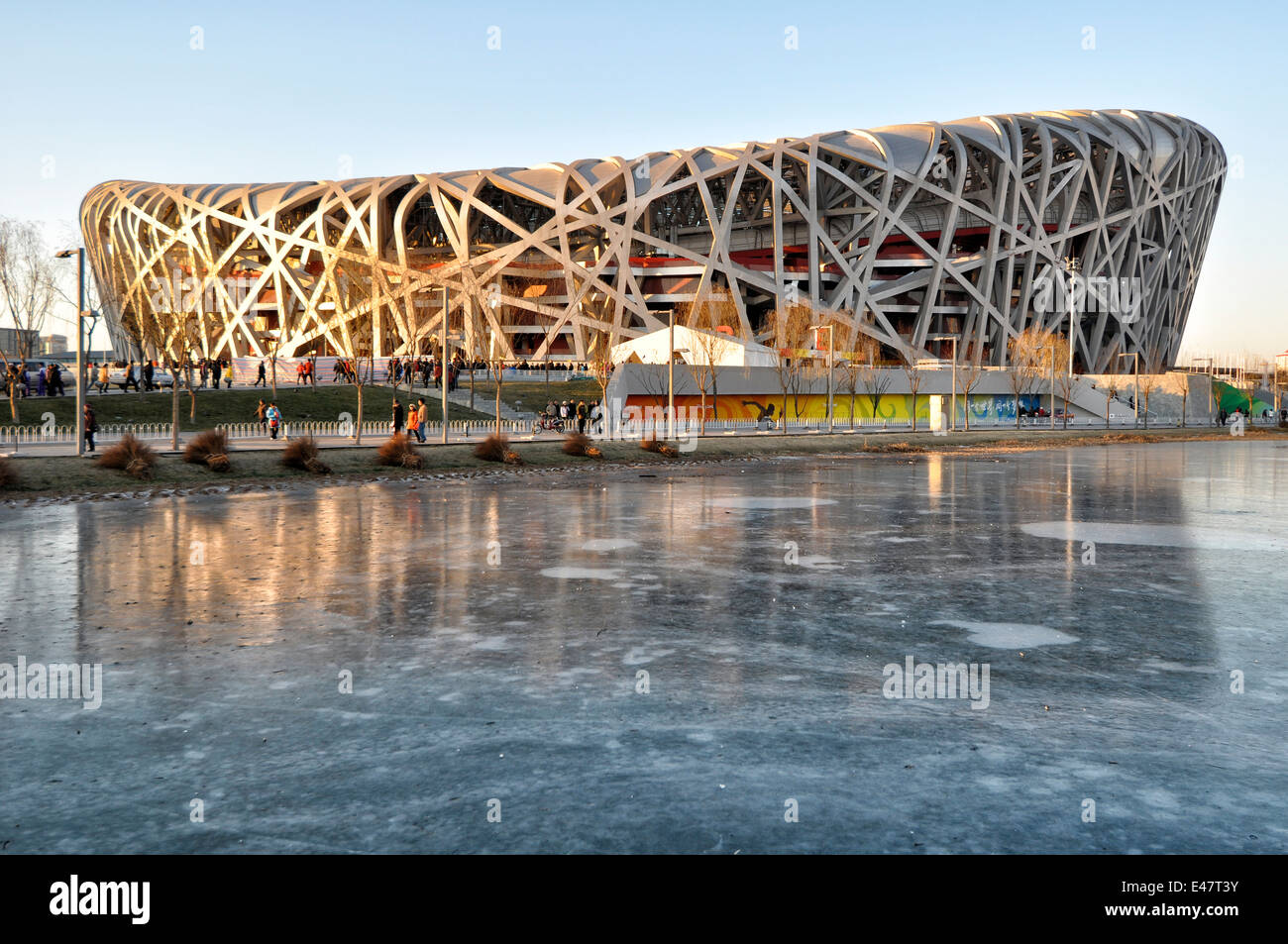 Beijing National Stadium Bird Nest Stock Photo - Alamy