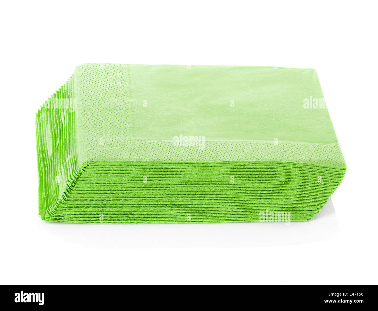 Napkins isolated on white background Stock Photo - Alamy