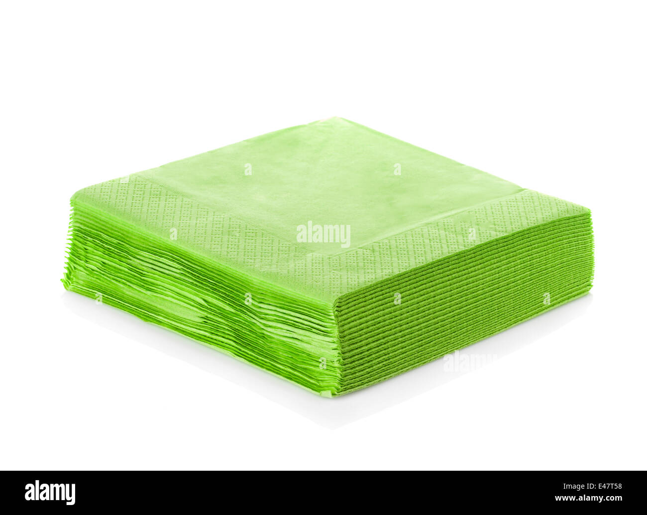 Napkins isolated on white background Stock Photo - Alamy