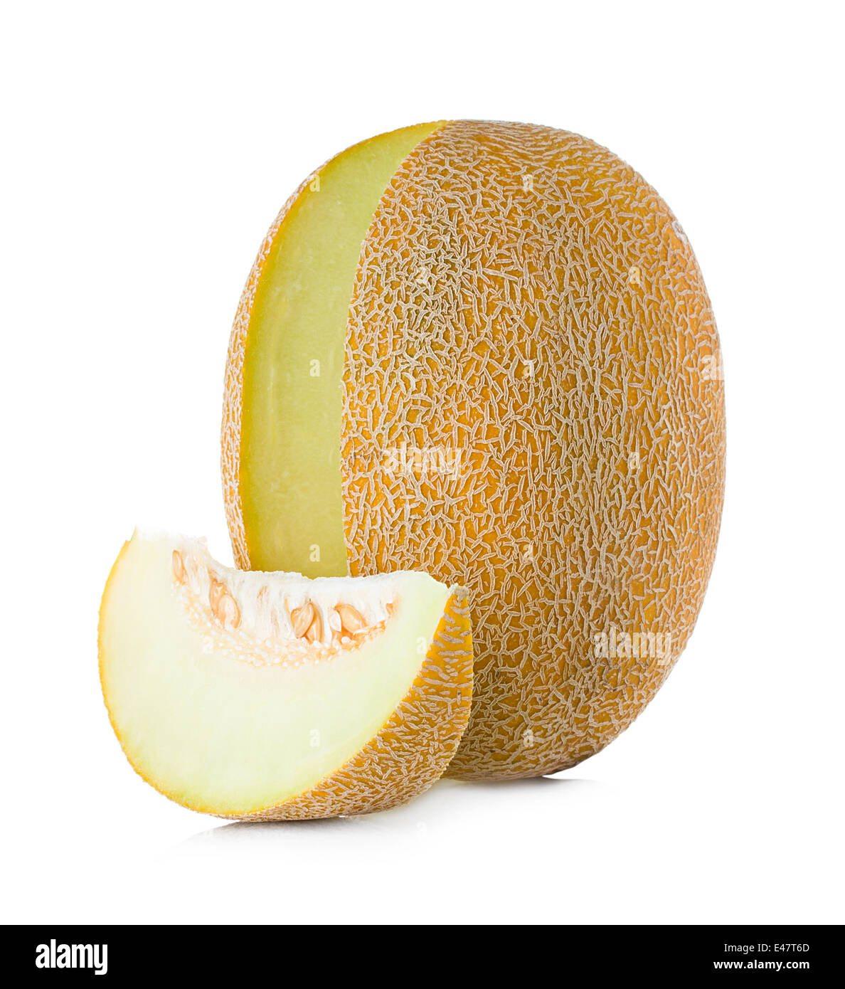 Melon isolated on white background Stock Photo - Alamy