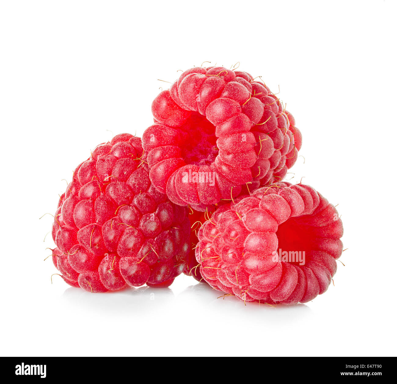 raspberry isolated on white background Stock Photo - Alamy