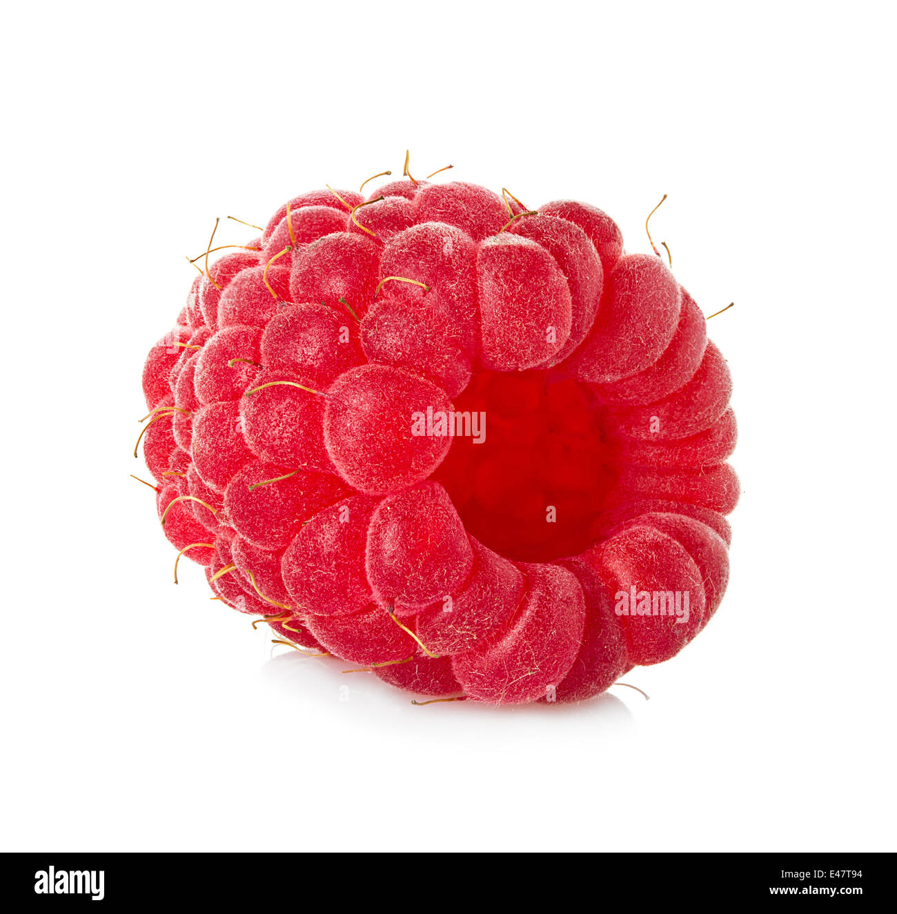 raspberry isolated on white background Stock Photo - Alamy