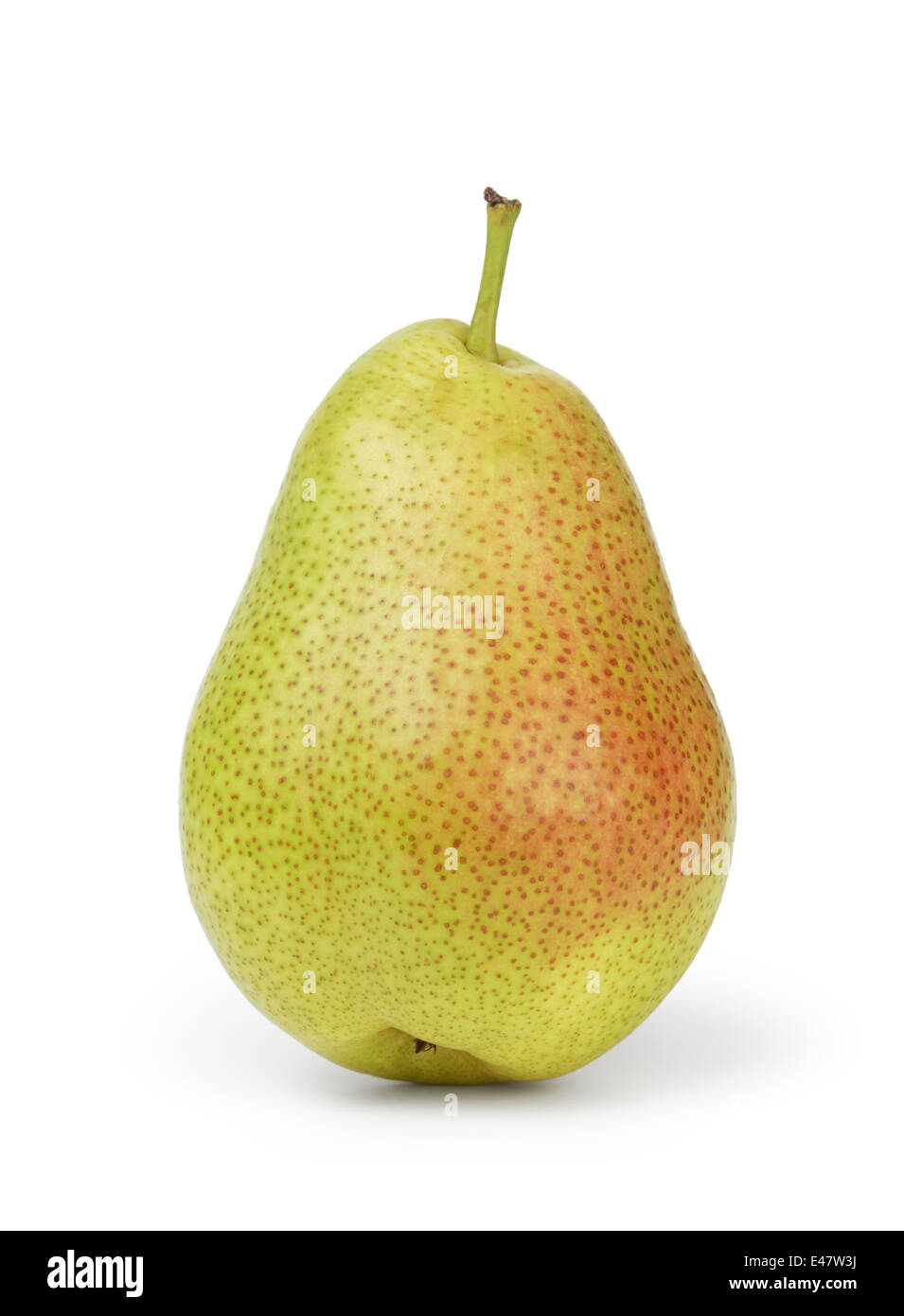 ripe forelle pear, isolated on white background Stock Photo - Alamy