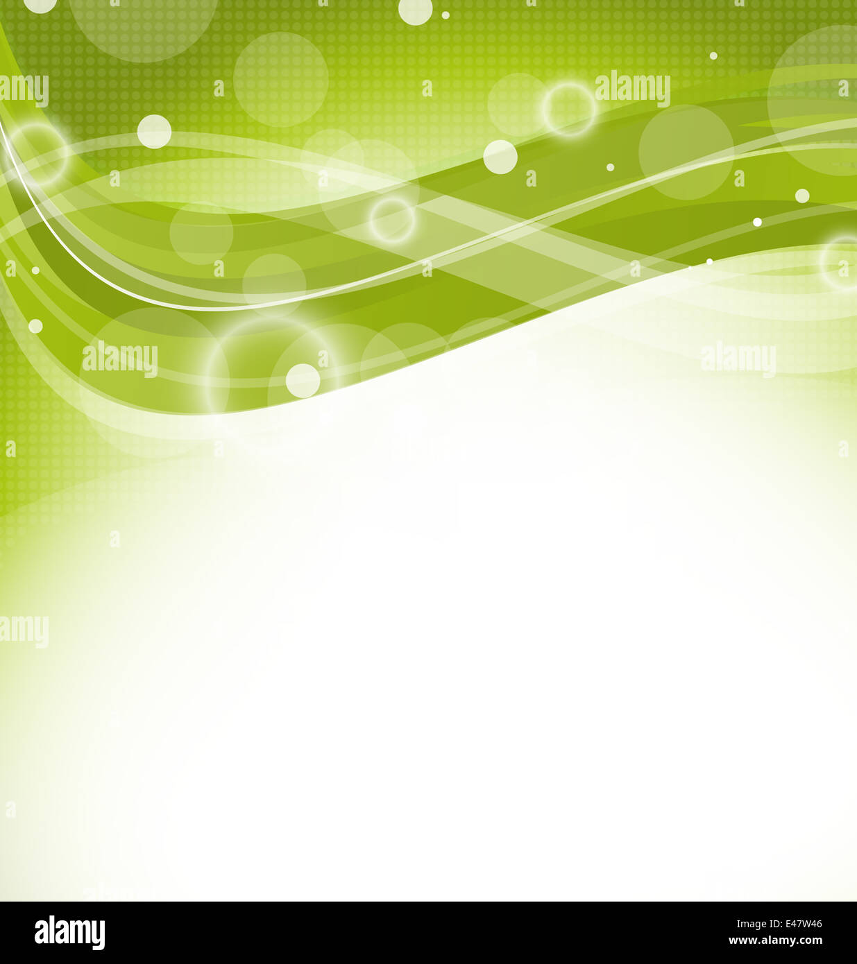 Illustration green nature background, design template - vector Stock ...