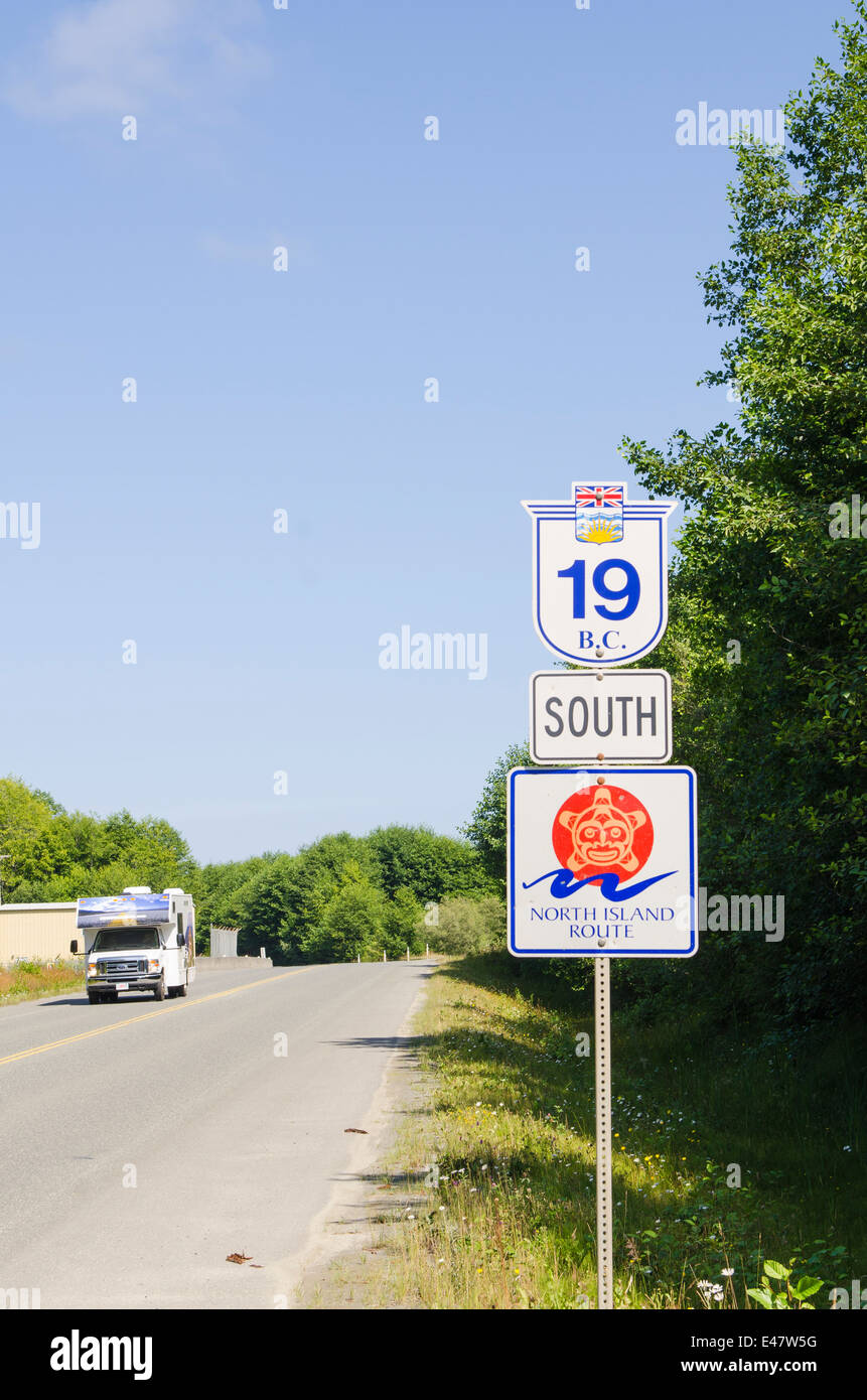 Vancouver island highway 19 hi-res stock photography and images - Alamy
