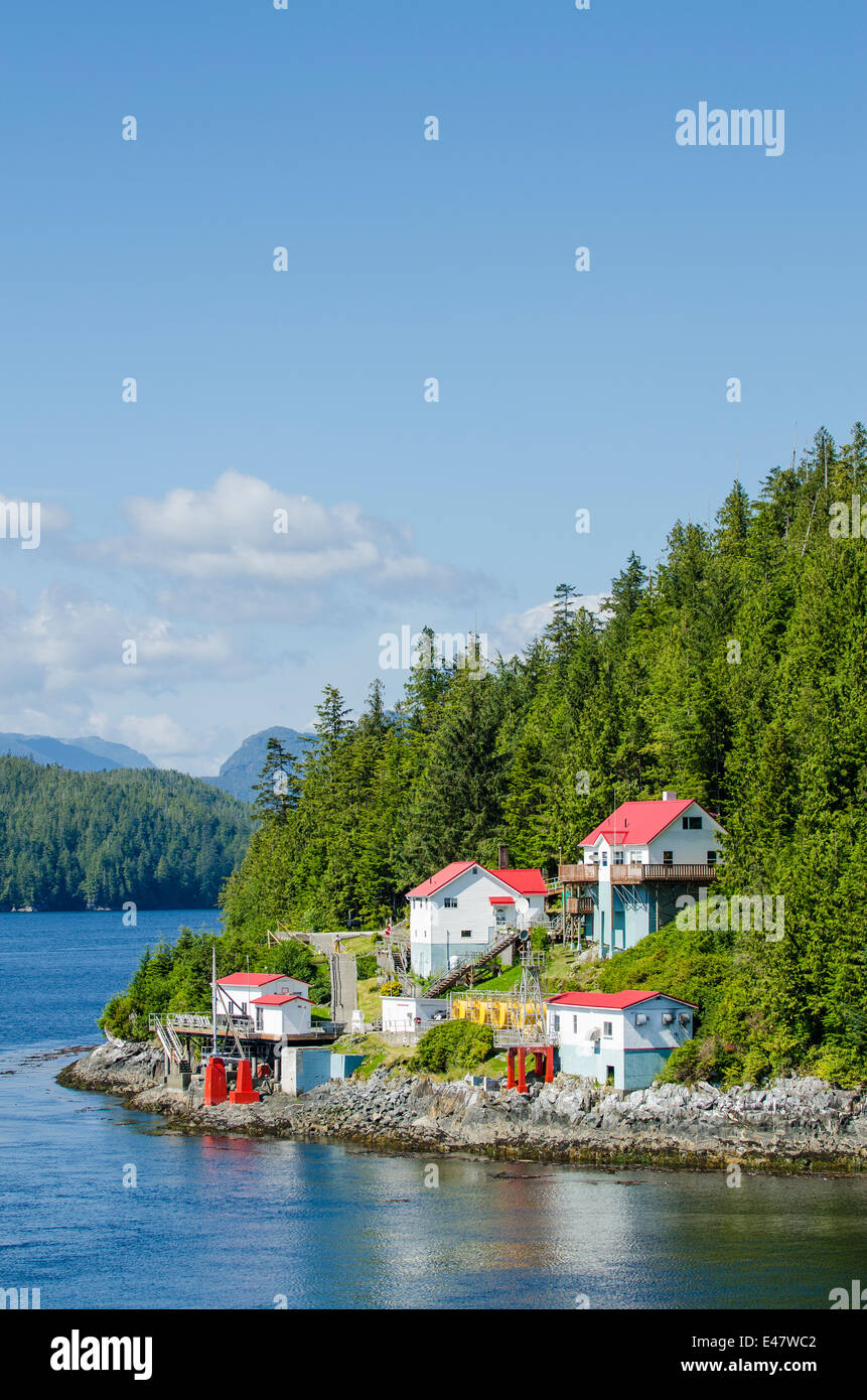 Boat Bluff lighthouse Lightstation signal beacon on sarah island tolmie ...