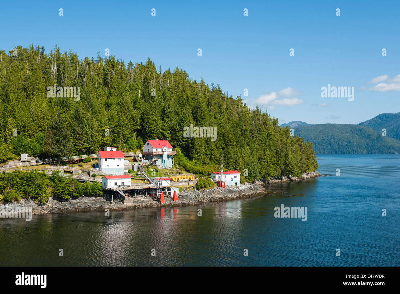 Boat Bluff lighthouse Lightstation signal beacon on sarah island tolmie ...