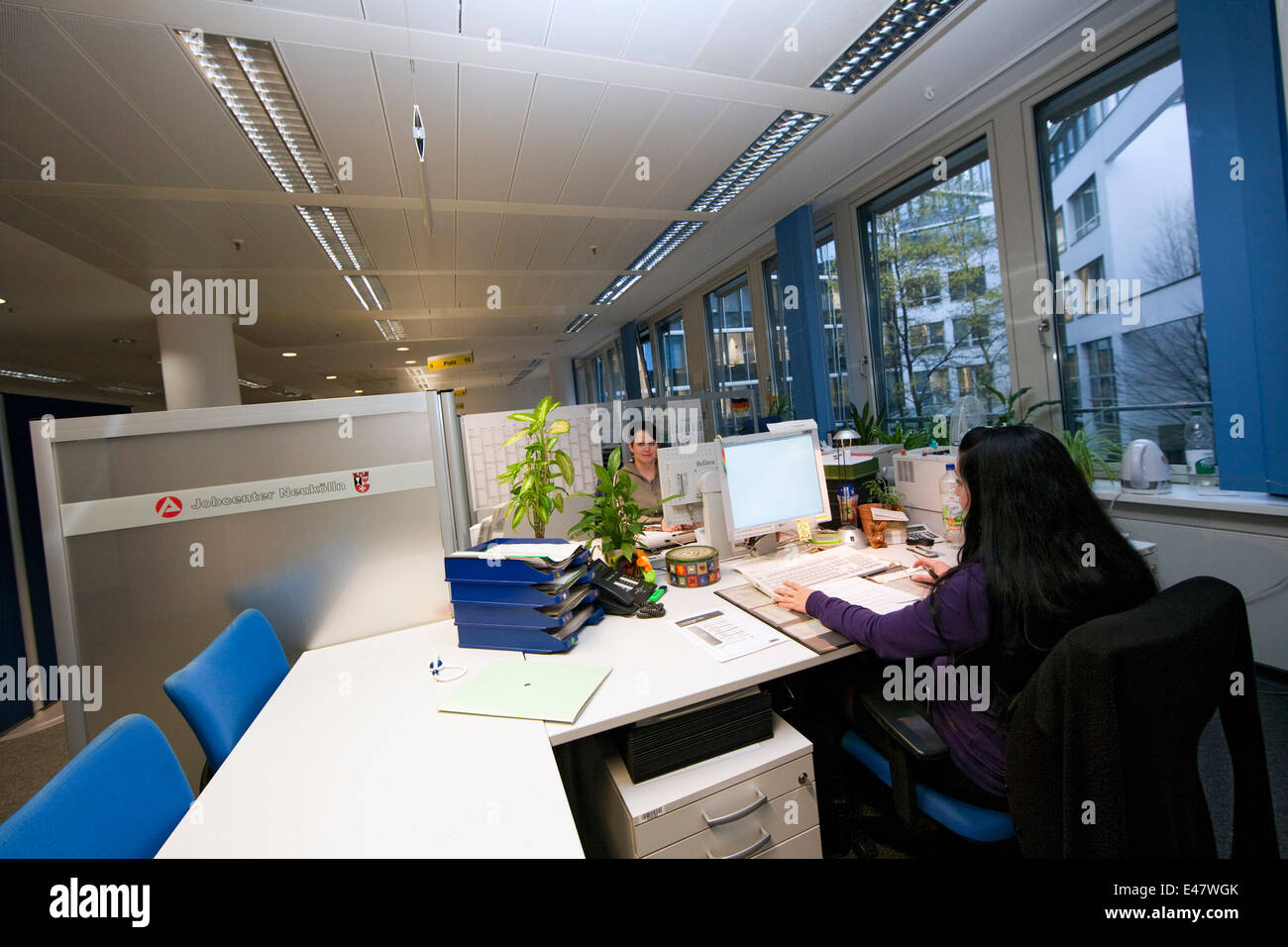 Job Center Neukoelln Stock Photo - Alamy