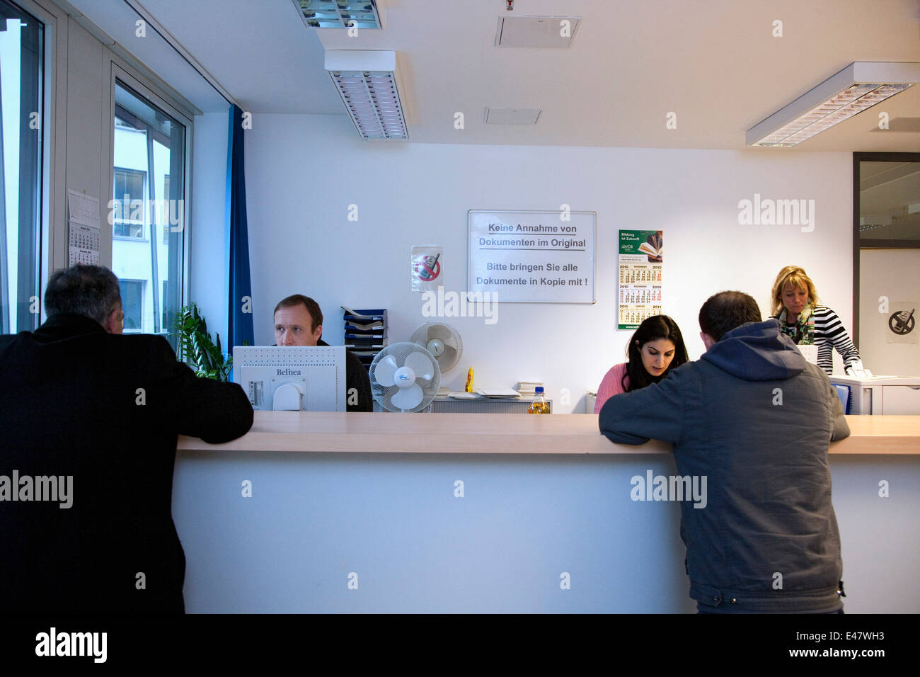 Job Center Neukoelln Stock Photo - Alamy