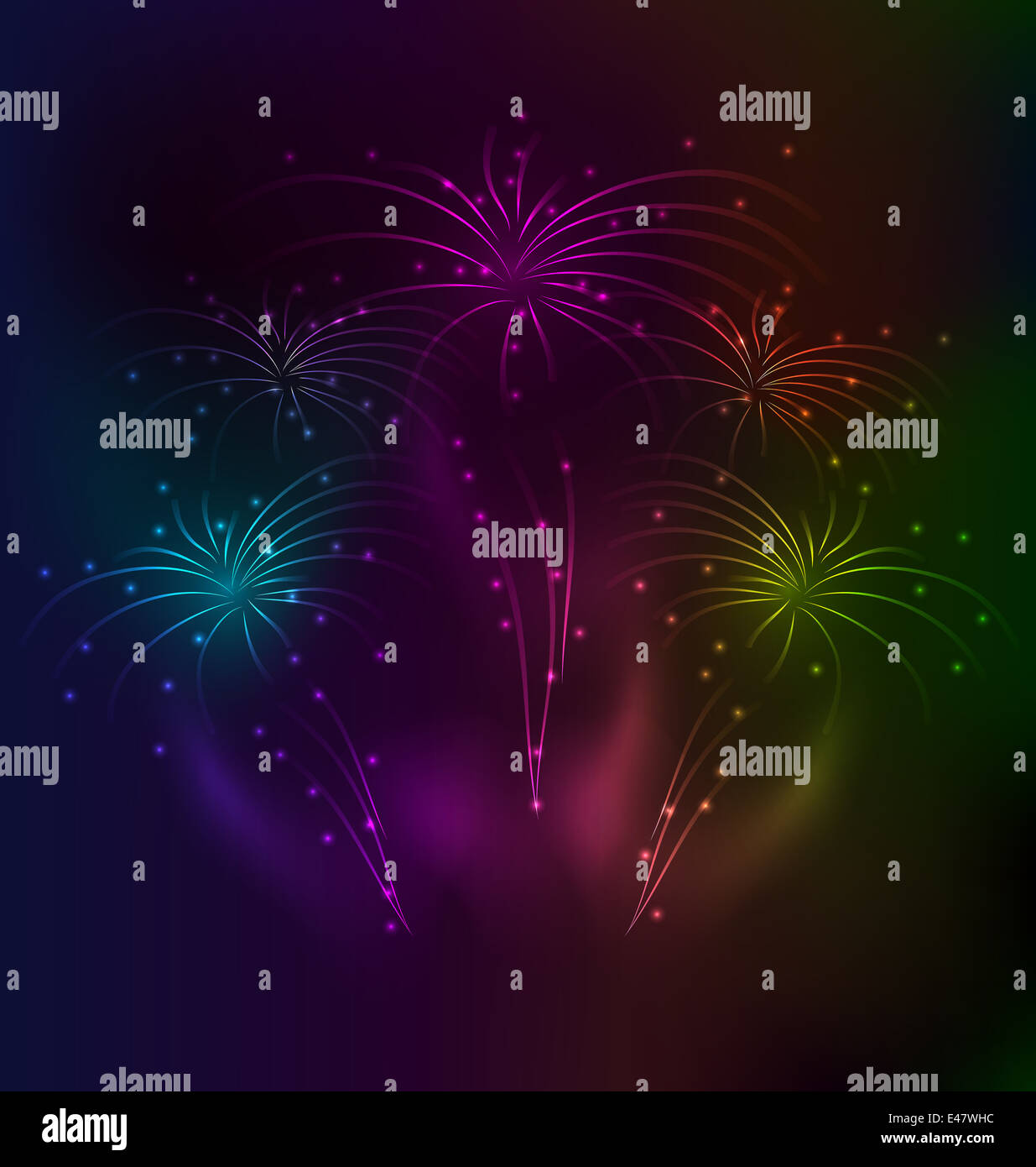 Illustration awesome salute background with light effect - vector Stock ...