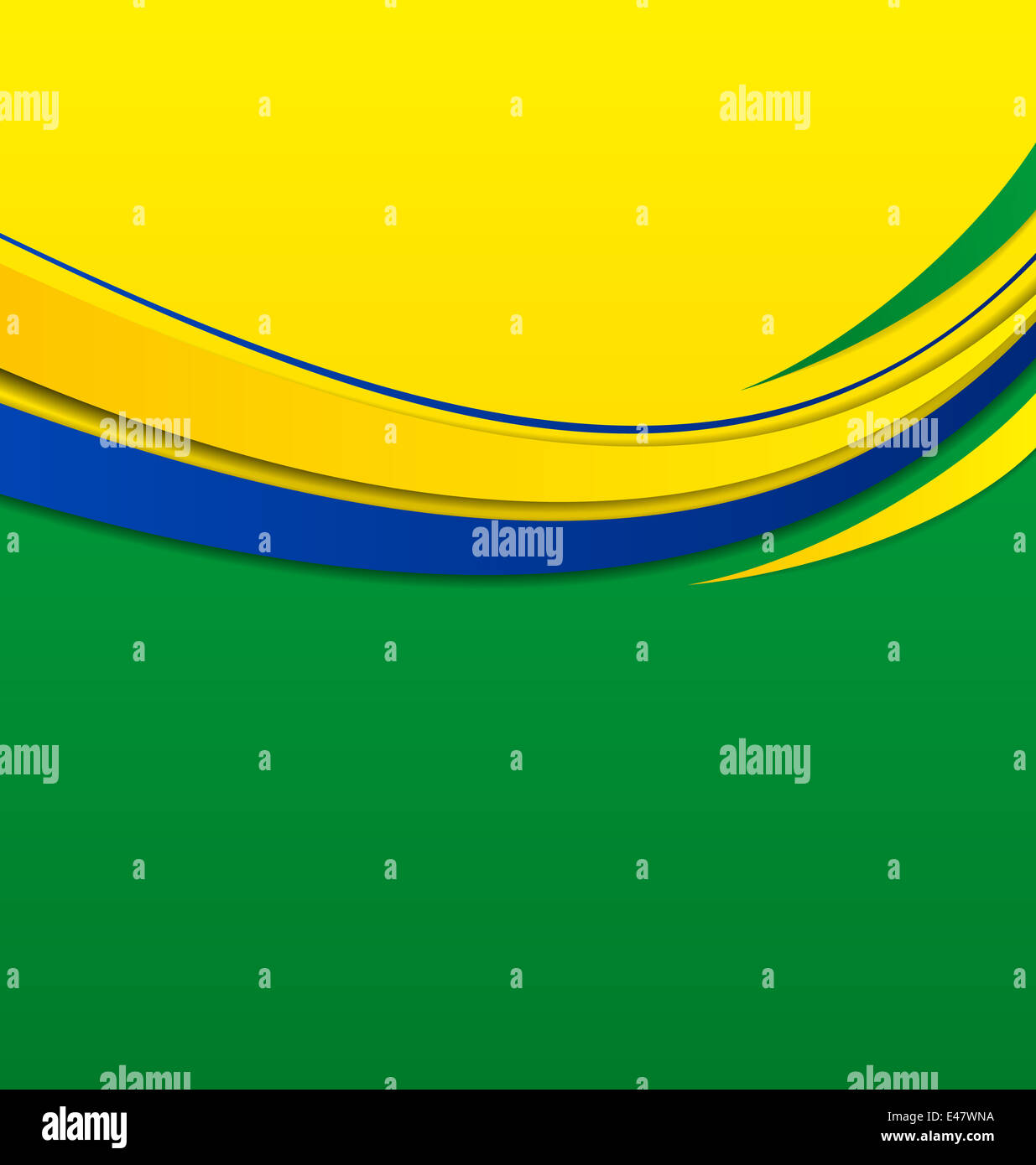 Illustration abstract background in Brazilian colors Stock Photo - Alamy