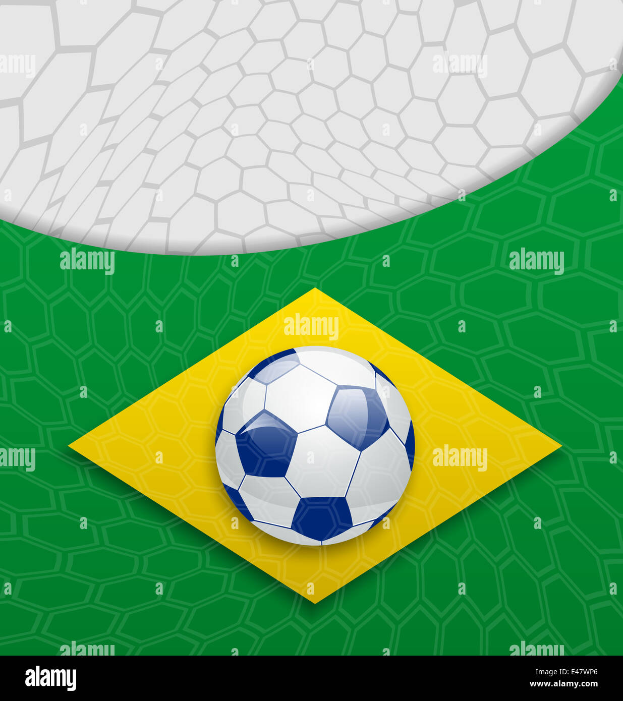 Illustration abstract background in Brazil flag concept Stock Photo - Alamy