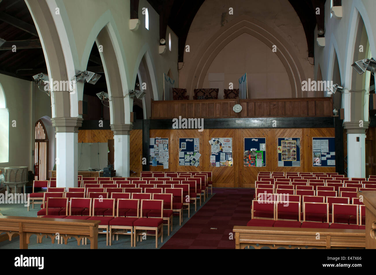 St. Paul`s Church interior, Fazeley, Staffordshire, England, UK Stock ...