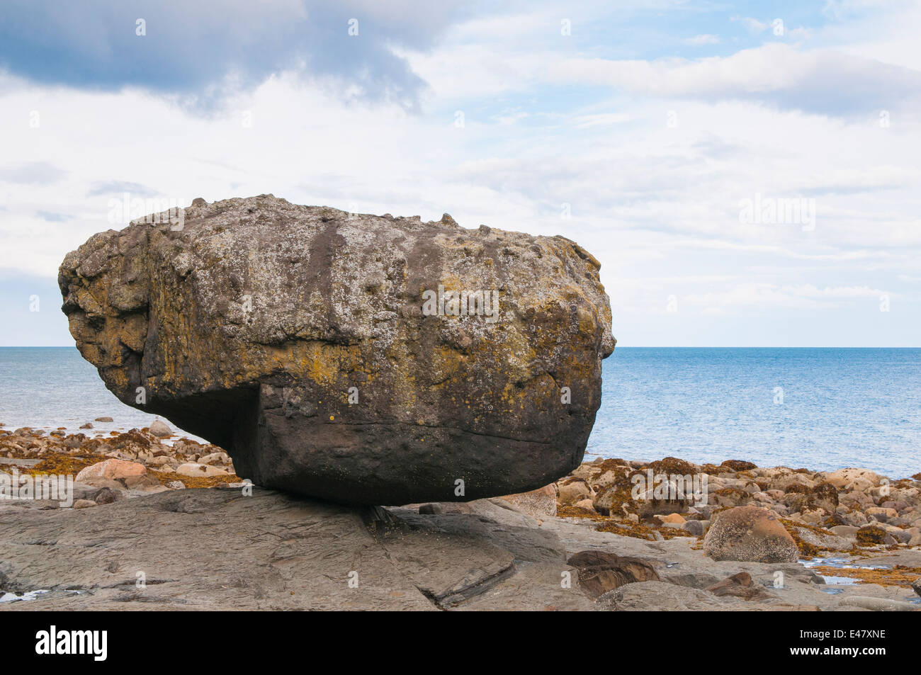 Balance Rock boulder skidegate graham Island Haida Gwaii, Queen ...
