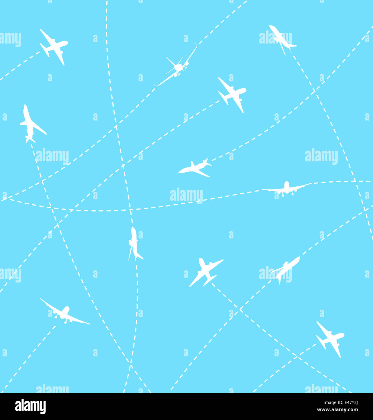 Illustration abstract background with airplane lines - vector Stock ...